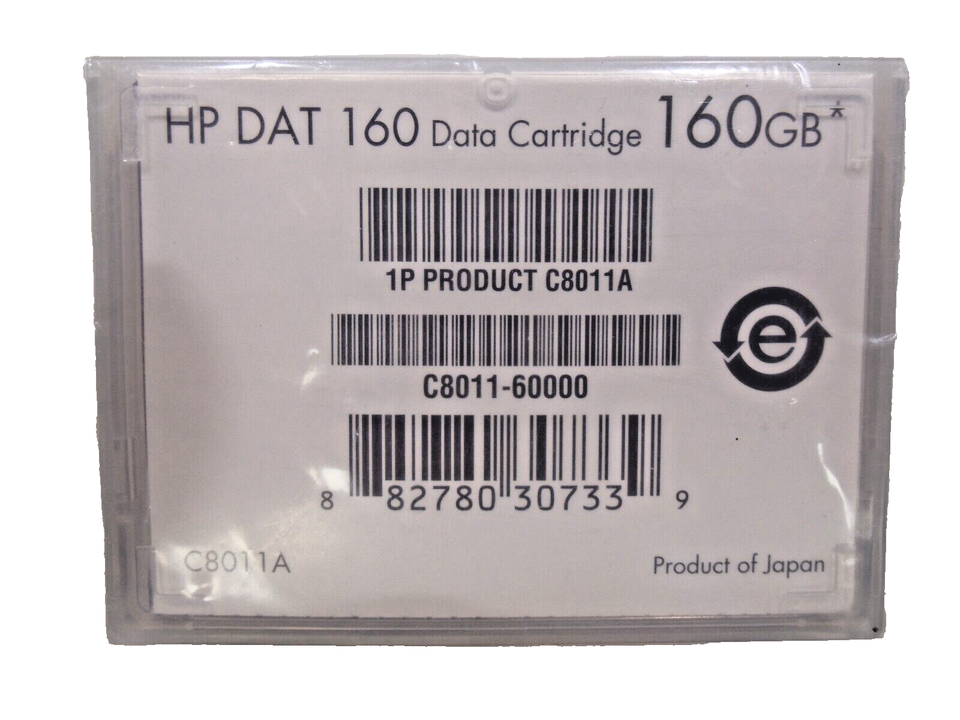 HP DAT 160 DAT160 Data Cartridge C8011A 160 GB *New Sealed ...