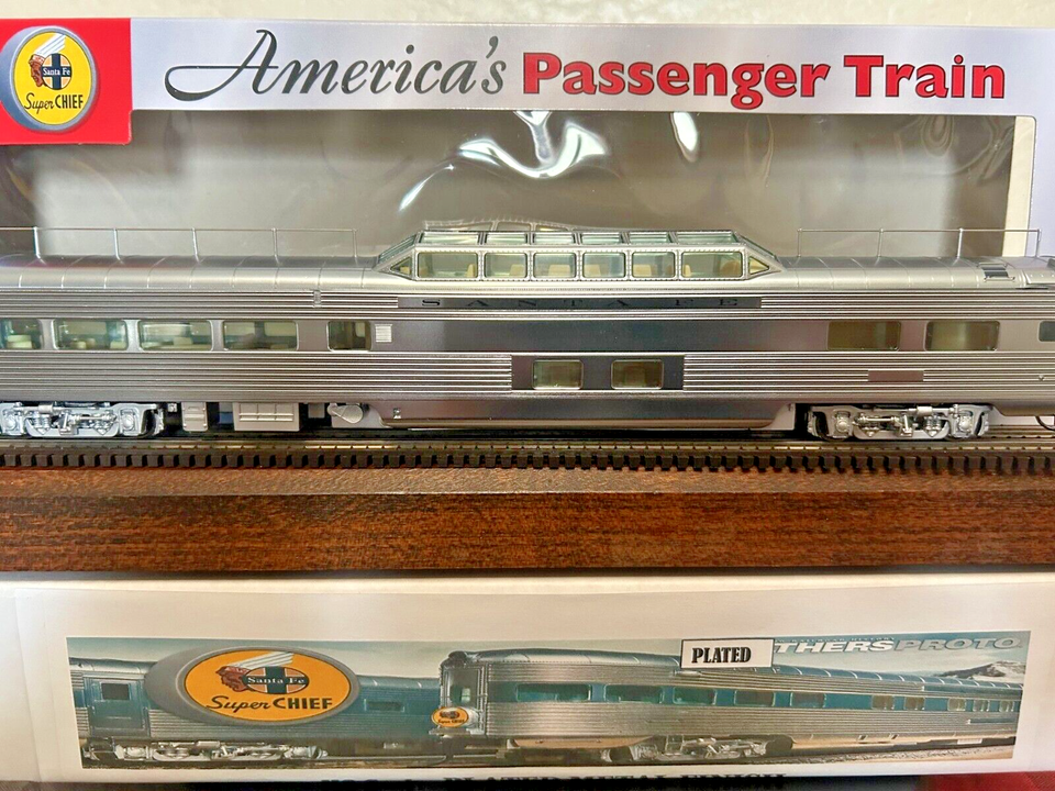 SANTA FE "SUPER CHIEF" FULL PLATED 8 CAR SET -STREAMLINE HO Scale NEW ...
