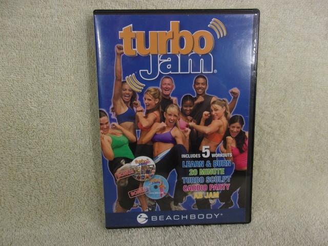 Turbo Jam DVD Set Includes 5 Workouts Chalene Johnson 2 Discs Beachbody ...