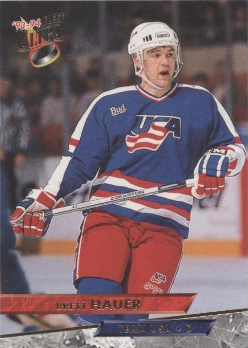 1993-94 Fleer Ultra - Brett Hauer #484 (RC) for sale online | eBay