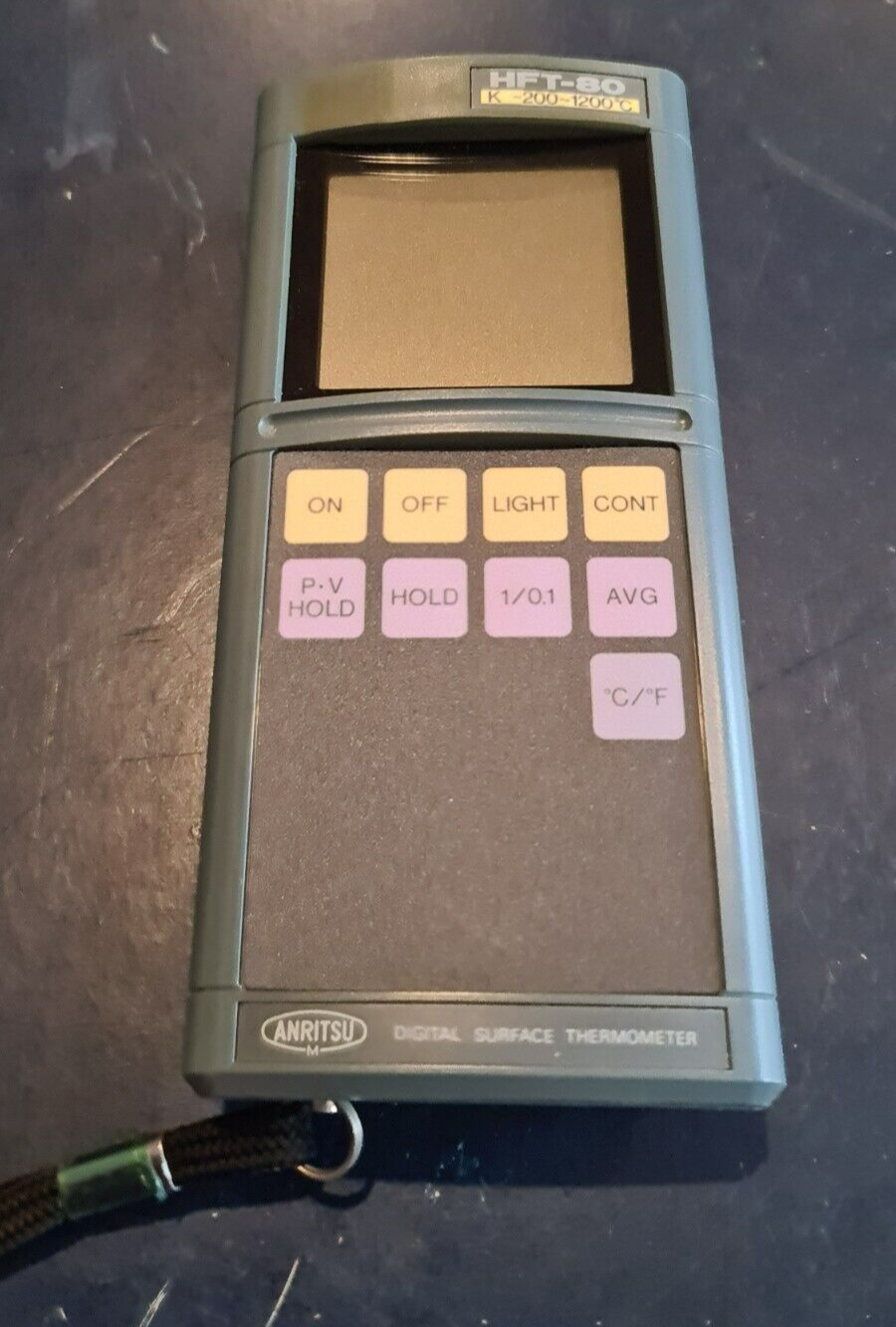 Anritsu Hft-80 Digital Surface Thermometer Without Probe Type K -200 to ...