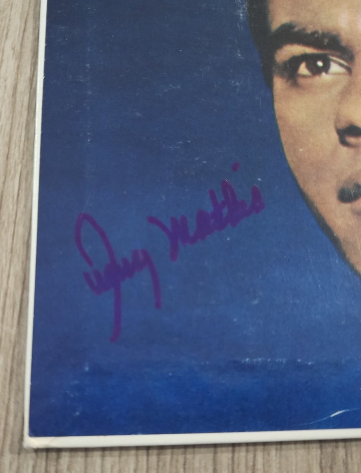 Johnny Mathis Signed Ave Maria 7" Vinyl Record RAD | eBay