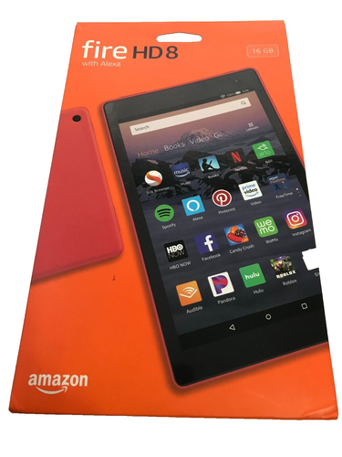 Amazon Kindle Fire HD8 (8th Gen), 16GB *** EXCELLENT CONDITION IN OPEN ...