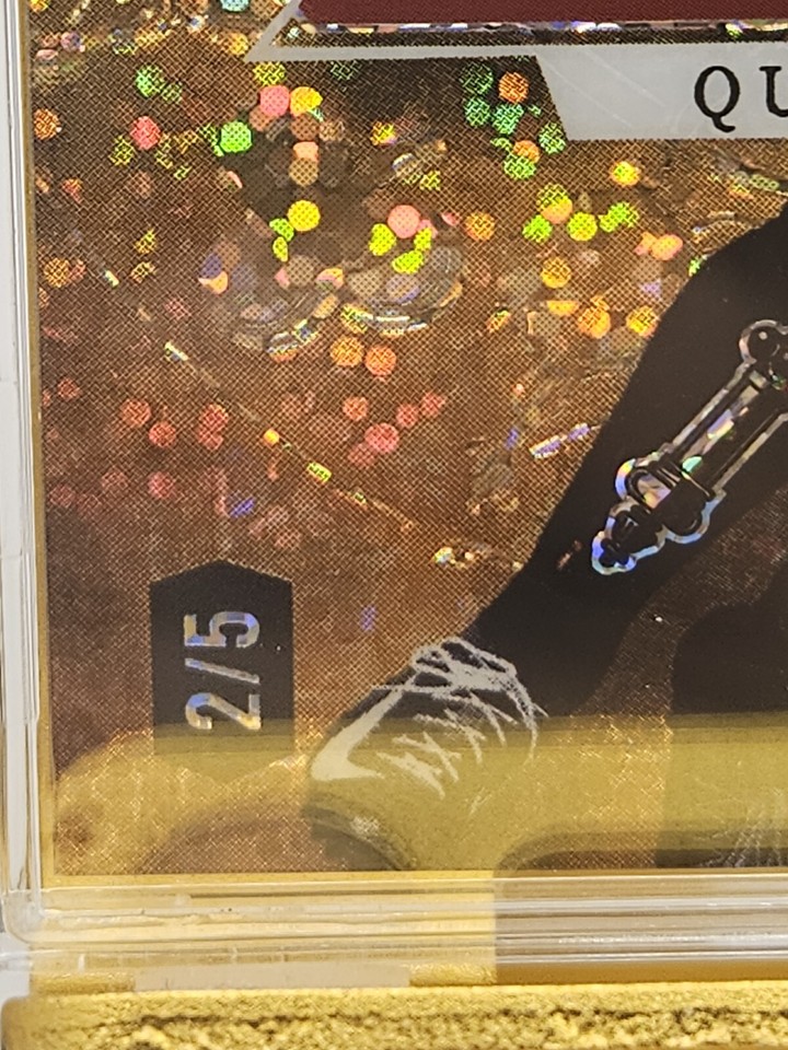 Caleb Williams 5 Card Draw Gold Diamond Color Match 002/005 Rare Mint ...