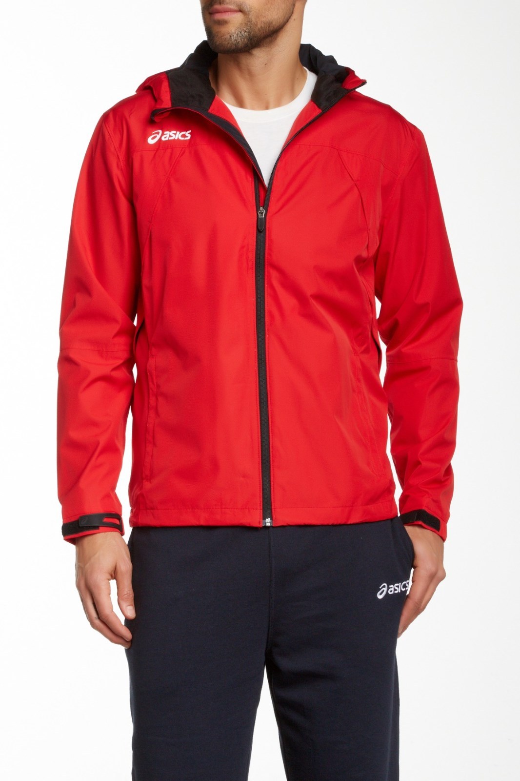 NWT Mens ASICS Summit Jacket Red/Black Sizes M, L | eBay