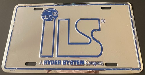 ILS a Ryder System Company License Plate IT Logistics Computer ...