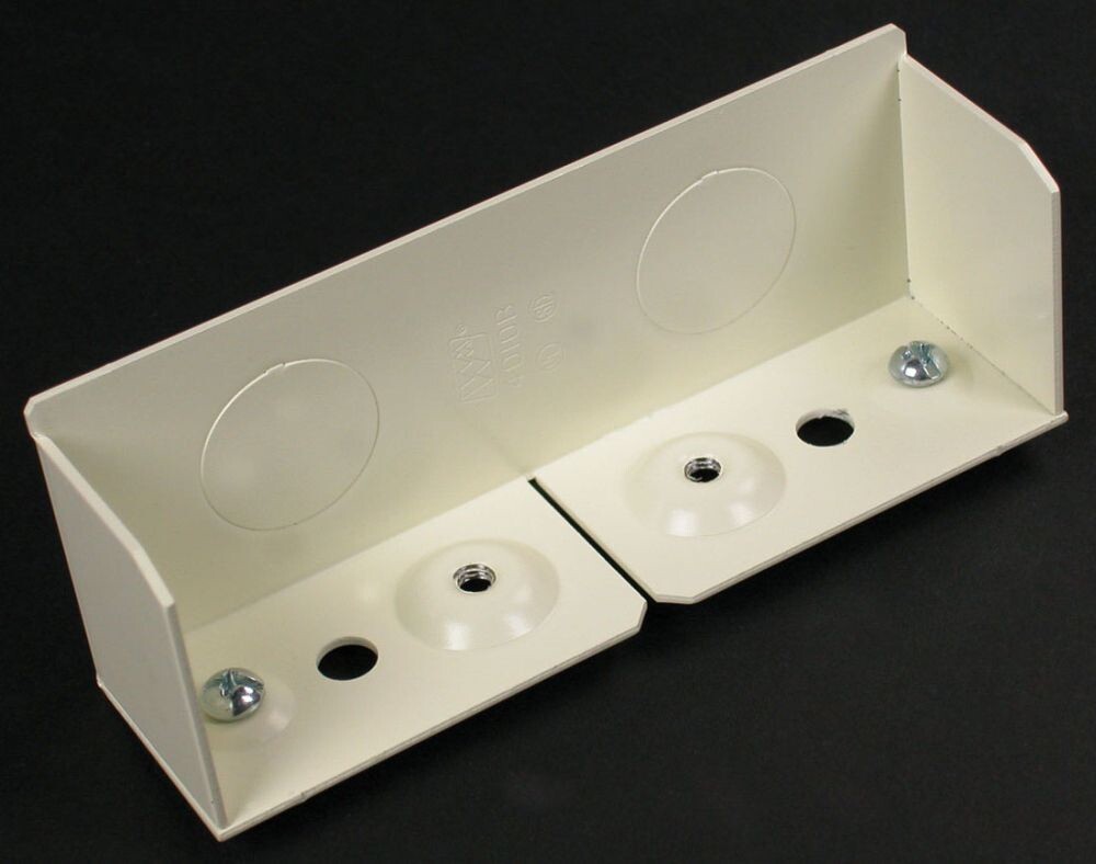 Wiremold G4010B, 4.63x1.38x1.75, Gray, STL, Blank End 4000 Series Rcwy ...