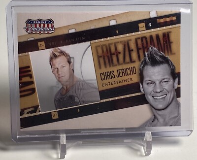 CHRIS JERICHO "FREEZE FRAME INSERT CARD" PANINI AMERICANA 2015 WWE W ...