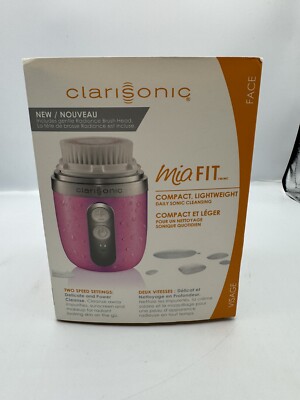 New Clarisonic Mia Fit Skin Cleaning Face Brush - PINK No Cream | eBay