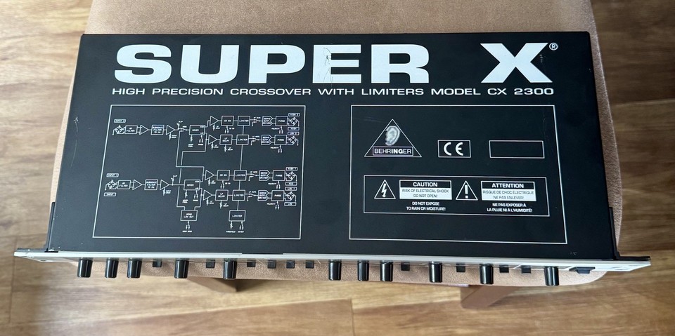 Behringer Super X High Precision Cross-Over with Limiters - Model CX ...