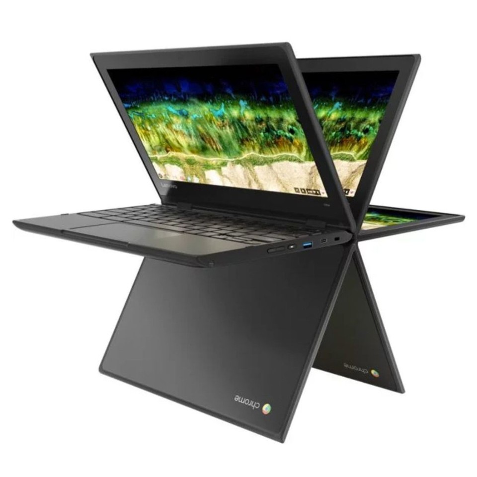 Lenovo® 2-in-1 Chromebook 500e w/ Touchscreen Intel Quad-Core 4GB RAM ...