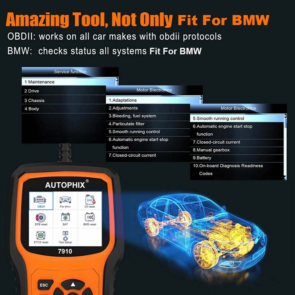 Autophix 7910 Profi Auto OBD2 Diagnosegerät Auslesegerät ALLE SYSTEM ...