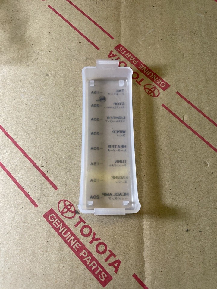 Brand New REPRODUCTION FJ40 FJ45 Fuse Box Cover | eBay Australia