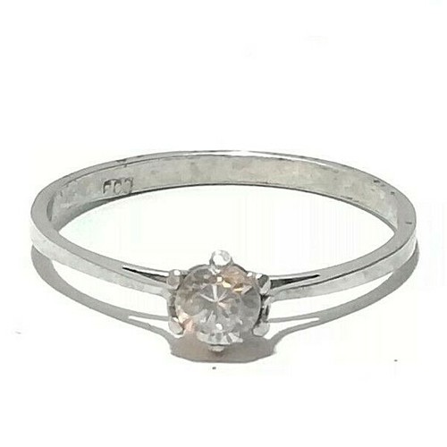SPARKLING 800 SILVER GEMSTONE RING SIZE: 17.8mm | eBay