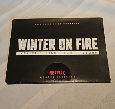 WINTER ON FIRE FYC DVD Emmy PROMO UKRAINE Documentary 2013 Civil Rights ...