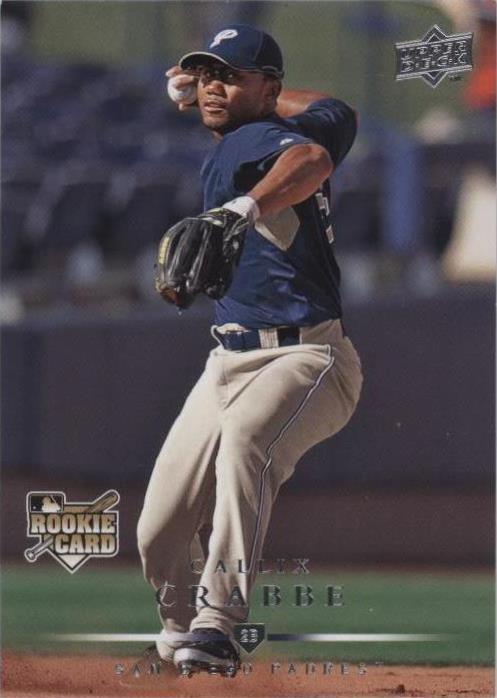 2008 Upper Deck - Callix Crabbe #706 Solid White Back for sale online ...