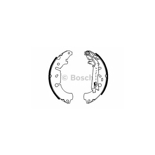 BOSCH Bremsbacken + Federnsatz für GRANDE PUNTO OPEL ADAM CORSA D E OE ...