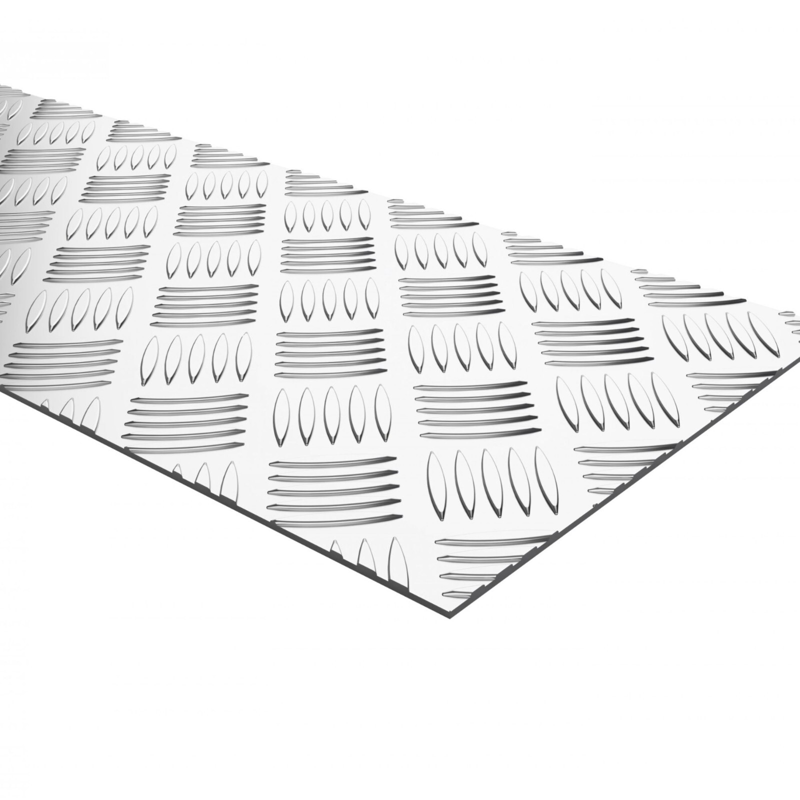 Aluminium 5 Bar Tread Plate Checker Chequer Sheet 1.5mm – 4.5mm Cut to ...