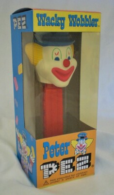 PETER PEZ CLOWN FUNKO BOBBLEHEAD NEW FADED BOX | eBay