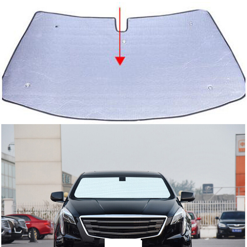 1Pcs For Cadillac XTS 2013-2019 Car Front Window Inner Sunshade Curtain ...
