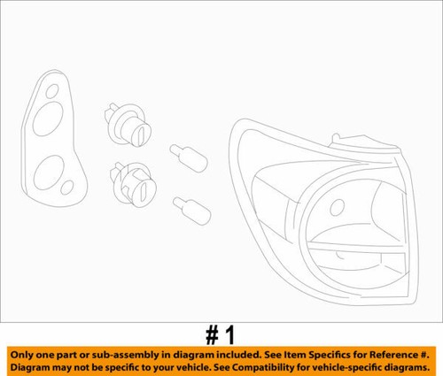 81560-0C080 Toyota Lamp assy, rear combination, lh 815600C080, New ...