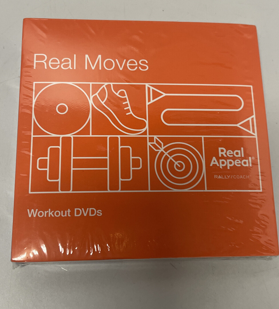 Real Moves Workout DVDs Real Appeal 6-Disc Set Rally/Coach BRAND New ...
