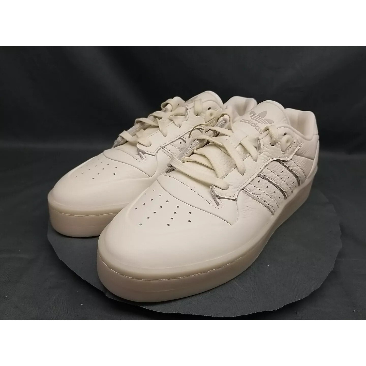 Adidas Men's Rivalry Lux Low Sneakers Leather White Ivory Size 10.5 NEW ...