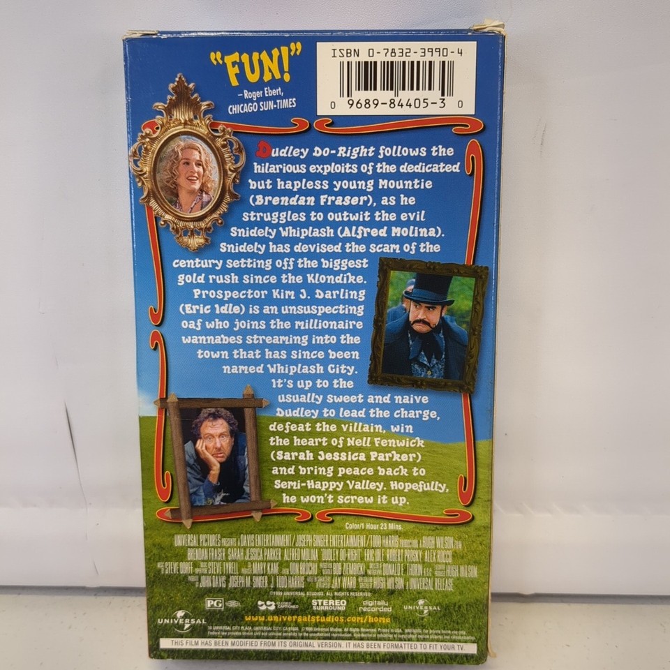Dudley Do-Right (VHS, 1999) | eBay
