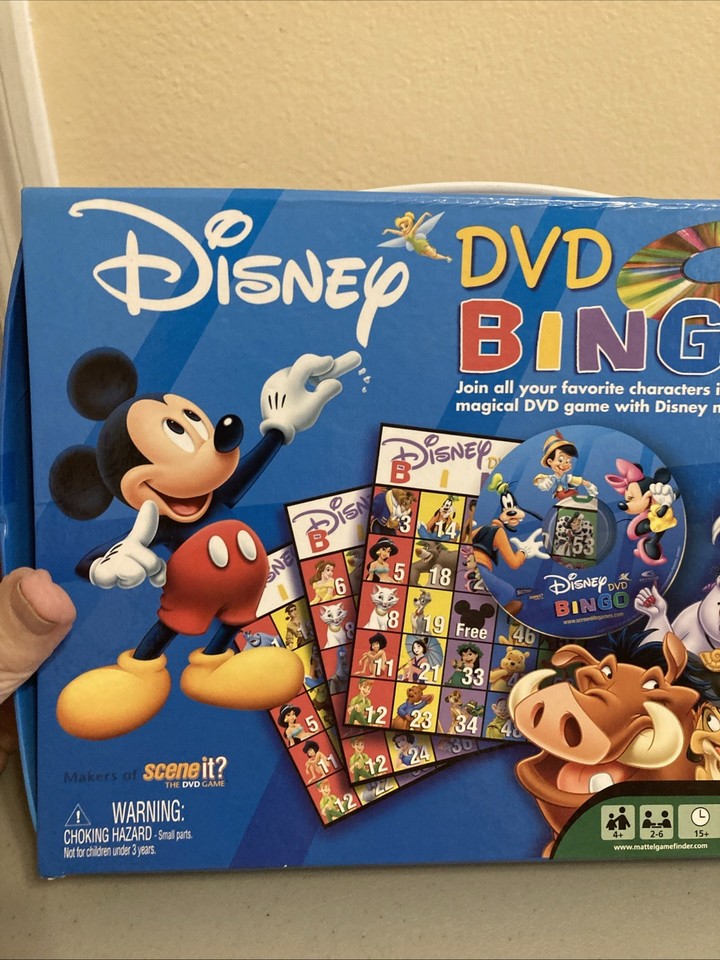 Scene It? Disney DVD Bingo Game 2005 Mattel BINGO CARDS CHIPS All PCs Are In Box 27084260045| eBay