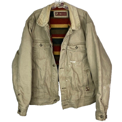 Vintage Dri Duck Frontier Fleece Lined Chore Work Wear Jacket Large ...