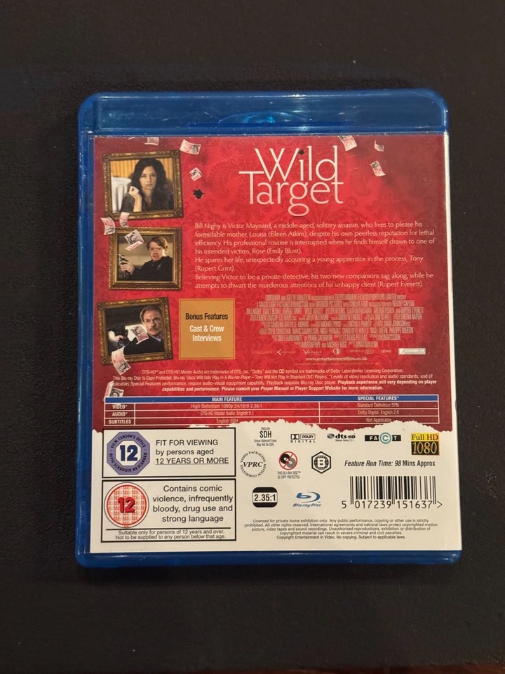 Wild Target Blu-ray | eBay UK