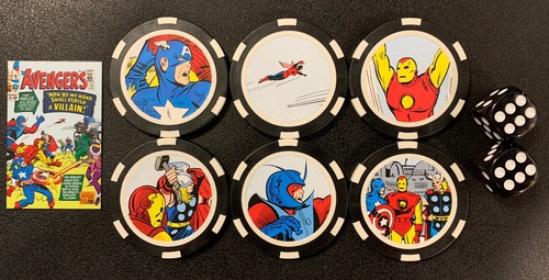 Avengers Masters Of Evil Action Tokens for HEROCLIX from Avengers #15 ...