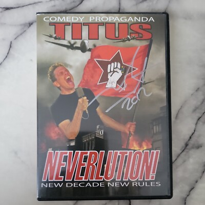 CHRISTOPHER TITUS Neverlution! SIGNED DVD Stand Up Comedy Special 2011 ...