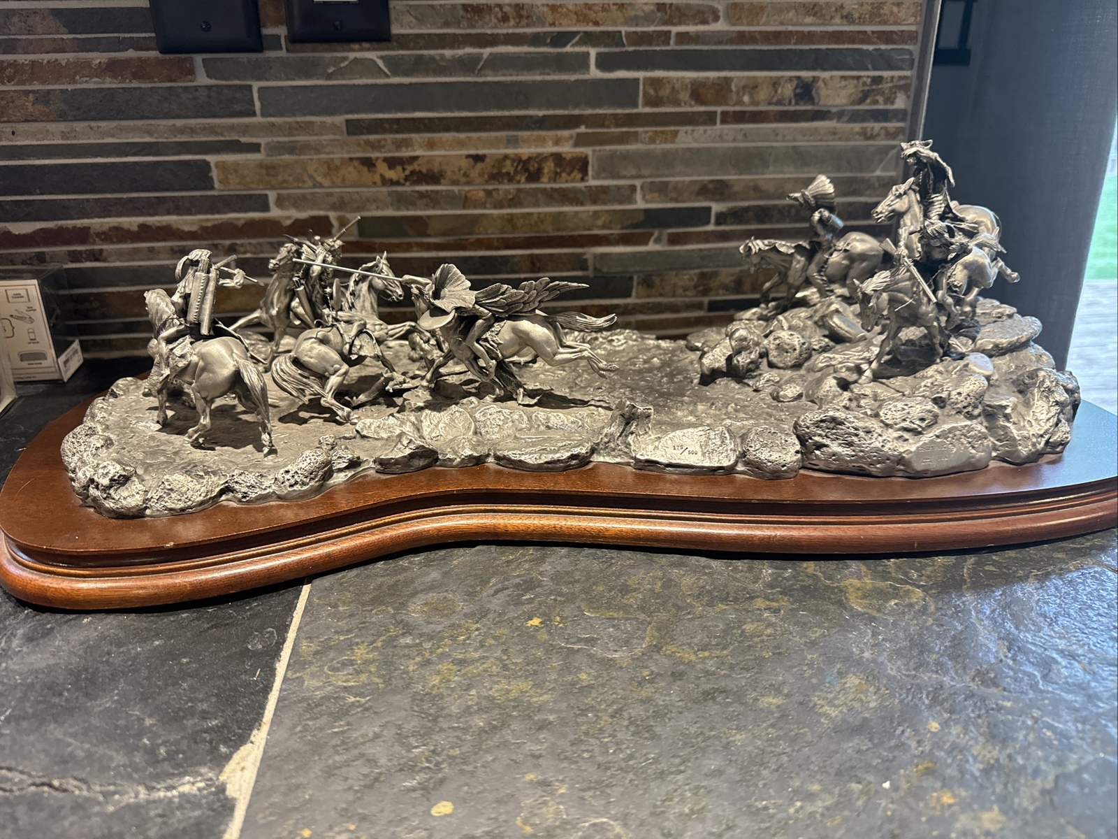 Chilmark AMBUSHED 1980 by Don Polland, Ltd. Ed. Fine Pewter Sculpture ...