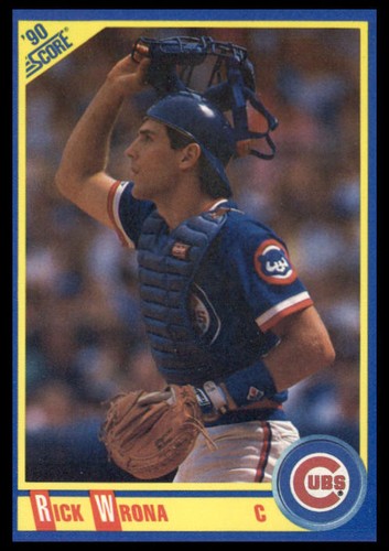 1990 Score #557 Rick Wrona Chicago Cubs Baseball Card | eBay