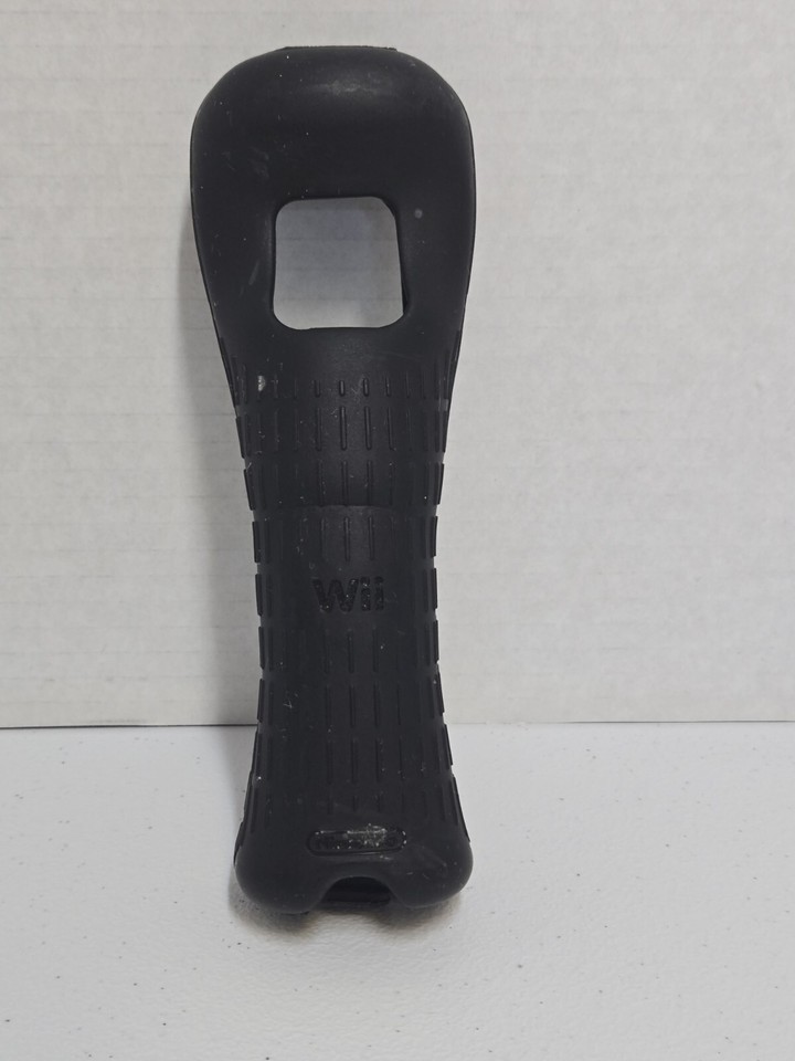 Nintendo OEM Wii Remote Black Jacket Skin Silicone Wiimote Cover. | eBay