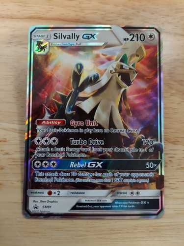 Silvally Gx Sm91 Nm Holofoil Promo Rare Pokemon Card Ebay