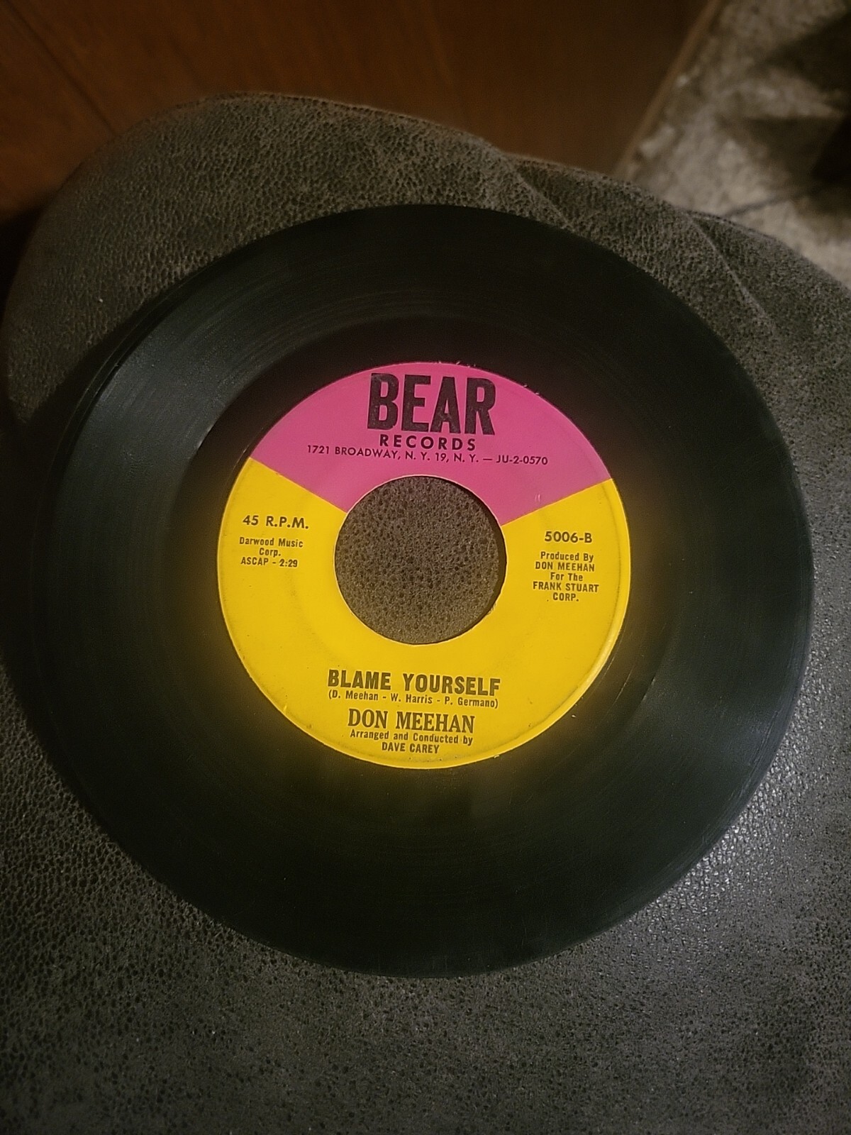 Don Meehan 7" 45 LP What Does Lord Look Like Bear | eBay