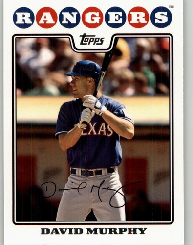 2008 Topps David Murphy #254 Texas Rangers | eBay