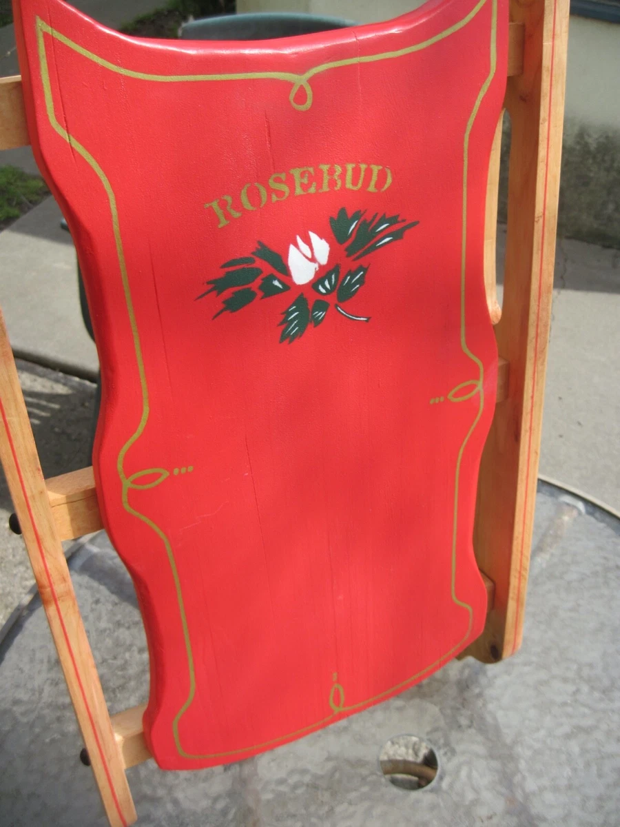 Rosebud Sled Replica