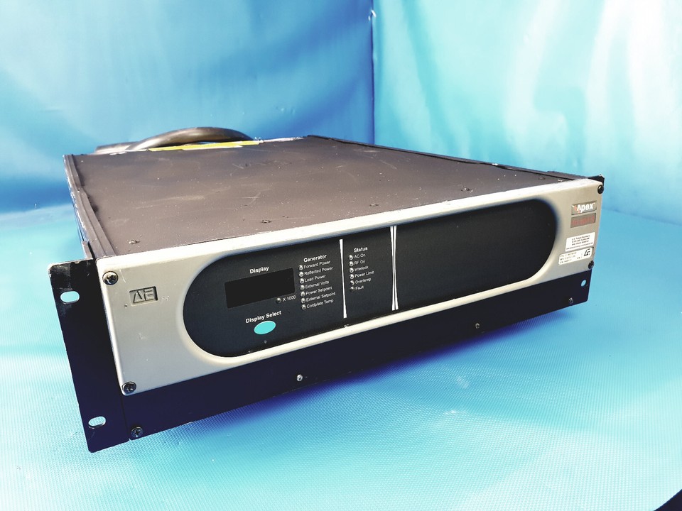 AE Advanced Energy Apex 10kW/13 P/N: 27-365190-00 RF Generator Inkl ...