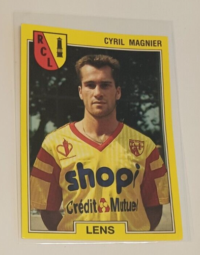 Image Sticker Vignette Cromo n°75 Cyril MAGNIER RC LENS FOOT 92 PANINI ...