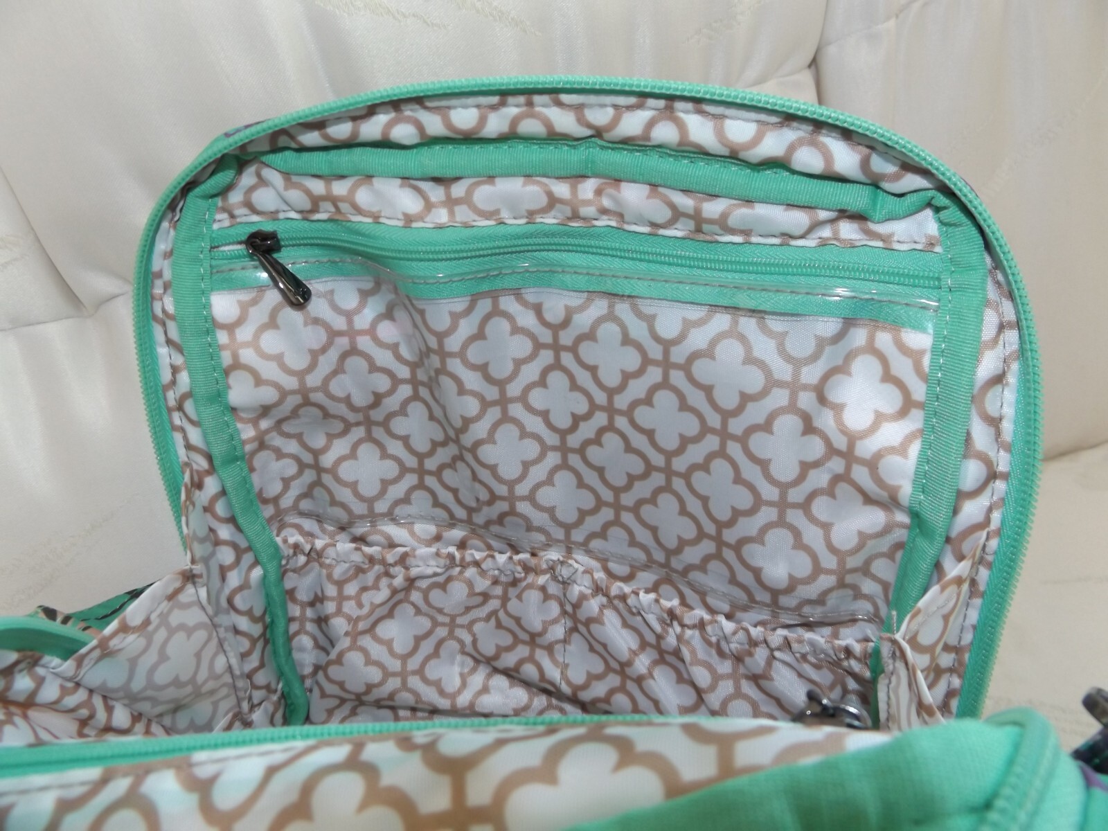 LUG Ranger Crossbody - Double straps - Green with Pink Flamingos - New ...