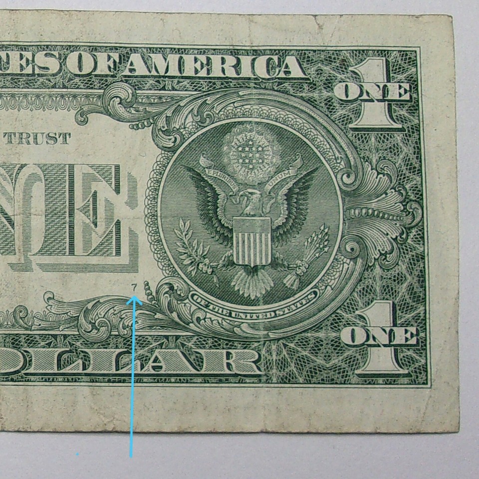 $1.00 Star Note 2013-K from Dallas Texas FRB with a Low back plate #7 ...