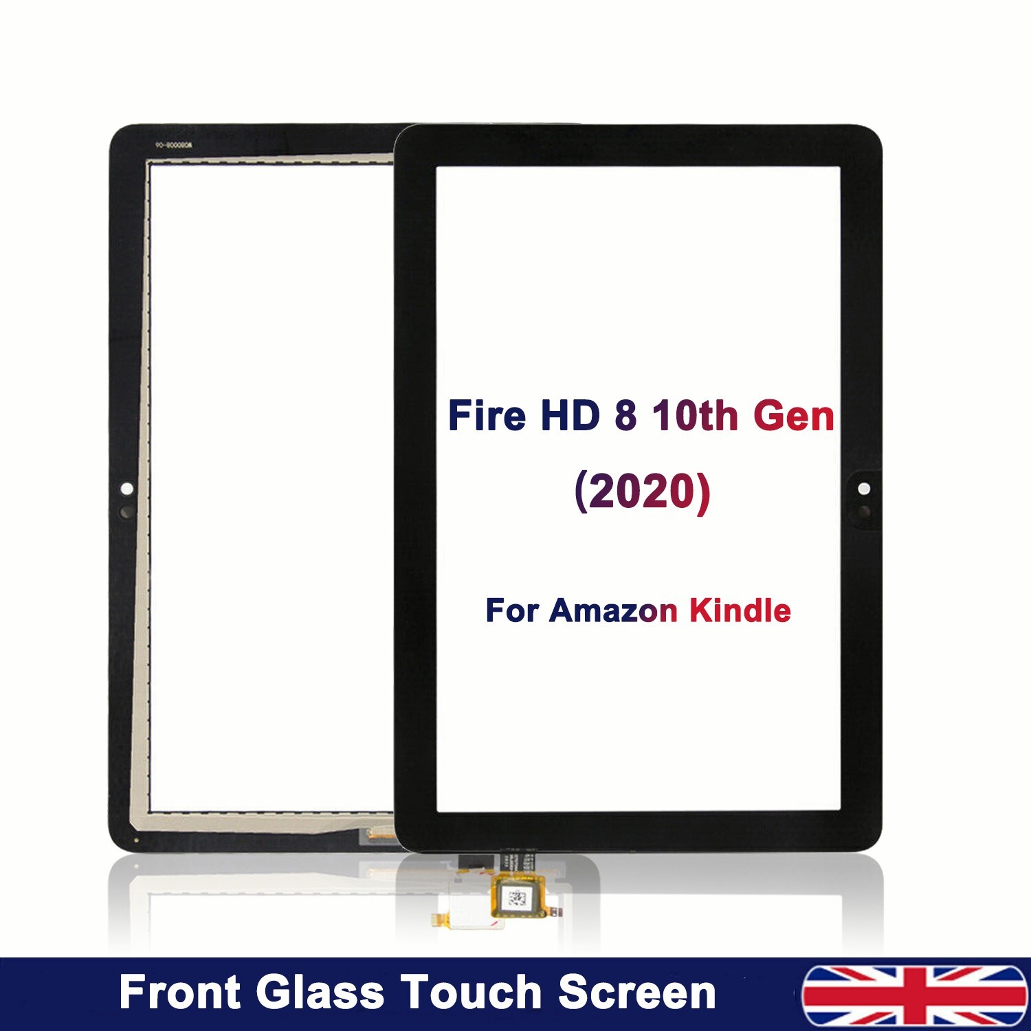 For Amazon Kindle Fire HD 8 10th Gen (2020) K72LL4 Touch Glass Screen ...