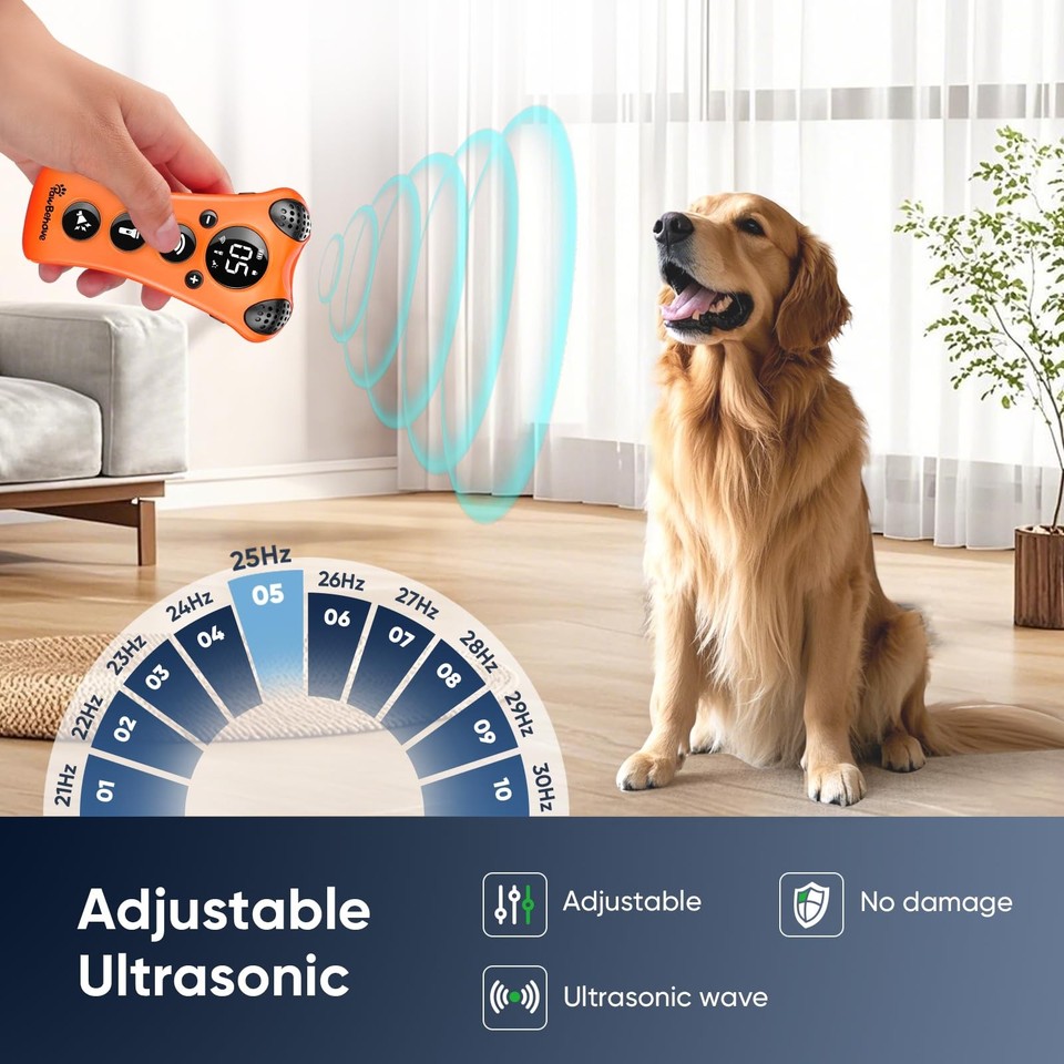 Adjustable Ultrasonic Dog Trainer – World's First Variable Frequency ...