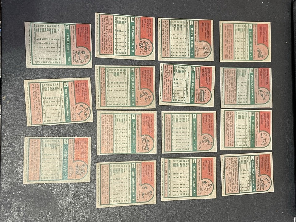 1975 Topps 15 Card Lot. Cards In Good-Ex Cond! | eBay