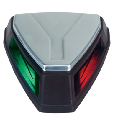 PERKO 12V LED BICOLOR NAVIGATION LIGHT BLACK/SS | eBay