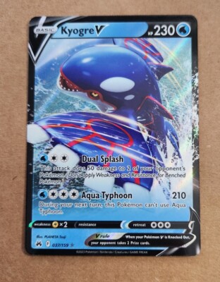Kyogre V 037/159 - Crown Zenith - Ultra Rare Holo Card - Pokémon TCG | eBay