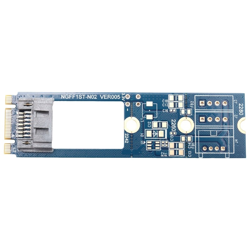 M2 SATA Adapter Convert Card B-M KEY M.2 NGFF SATA SSD to 7Pin ...